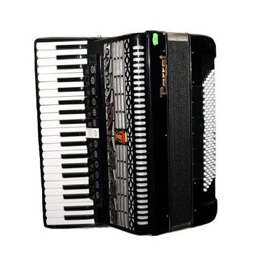 Acordeon Parrot 120 Basi Negru Acordeoane