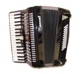 Acordeon Parrot 48 Basi Negru Acordeoane