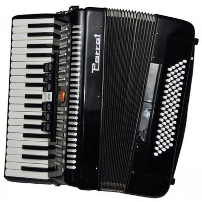 Acordeon Parrot 80 Basi Negru - Acordeoane