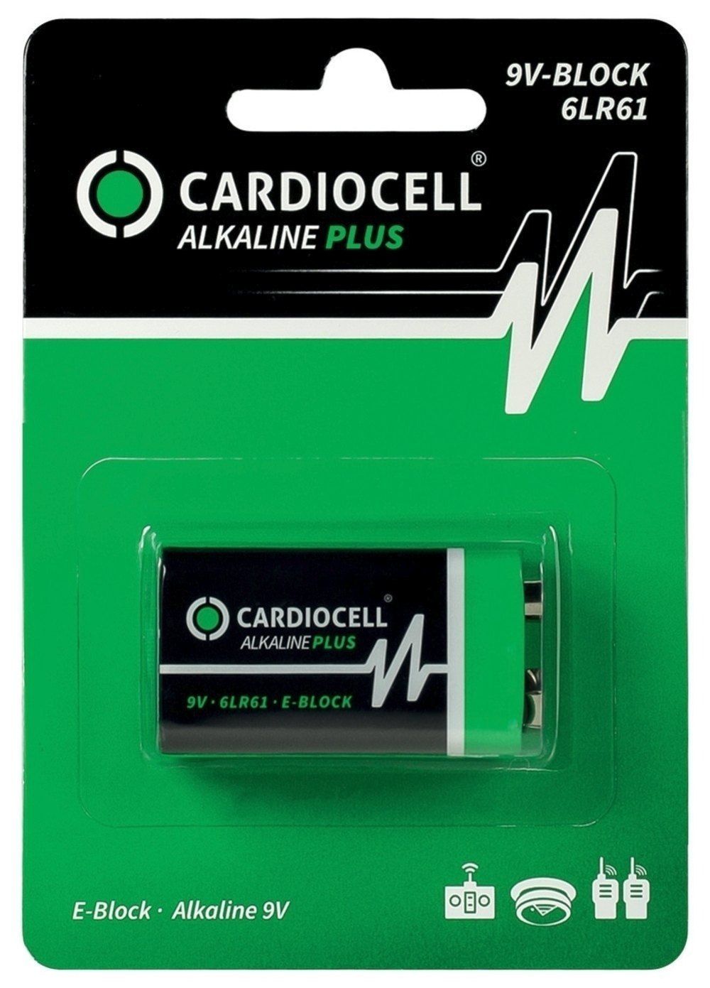 Baterie Cardiocell 9V Block - Sound Studio