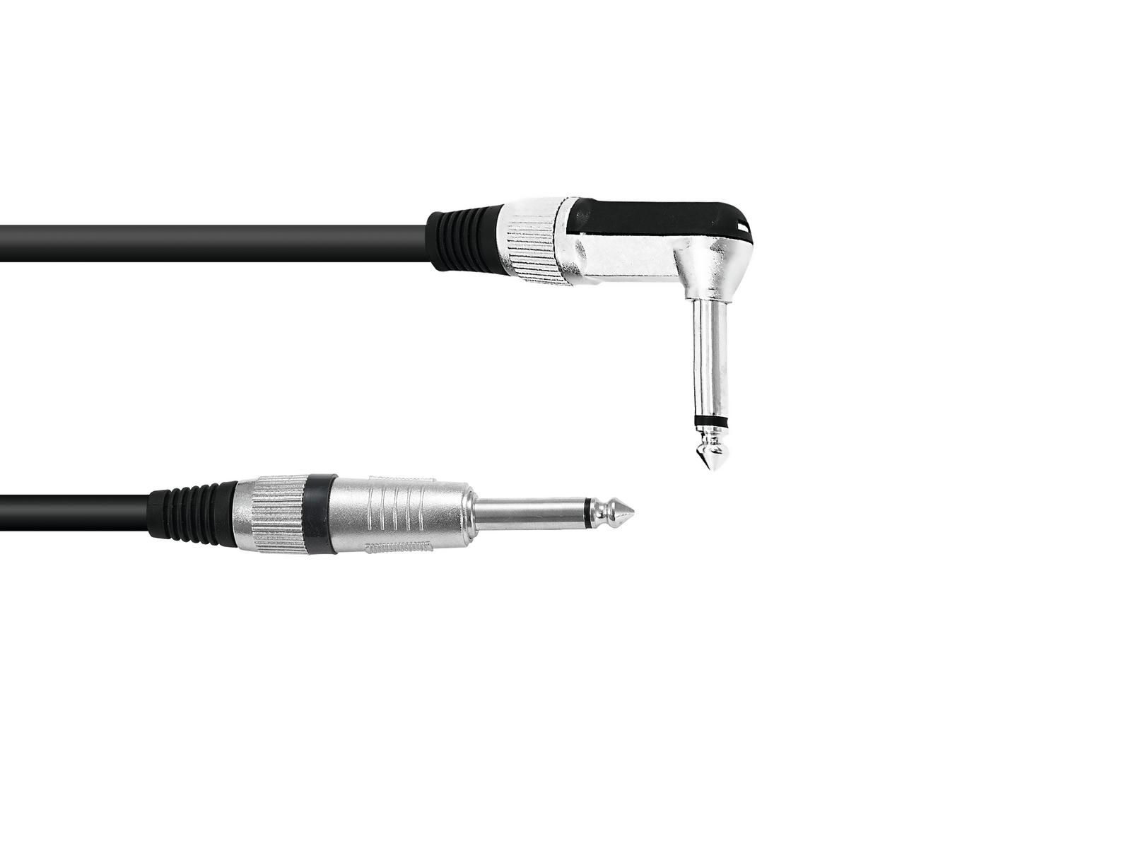 Cablu Omnitronic Jack 6.3 Mono 1x90 3m bk | Sound Studio