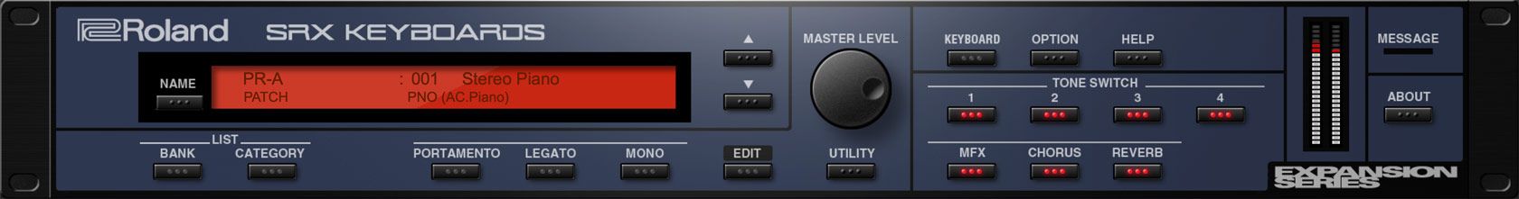Chei de licentiere Roland SRX Keyboards Sintetizator Software