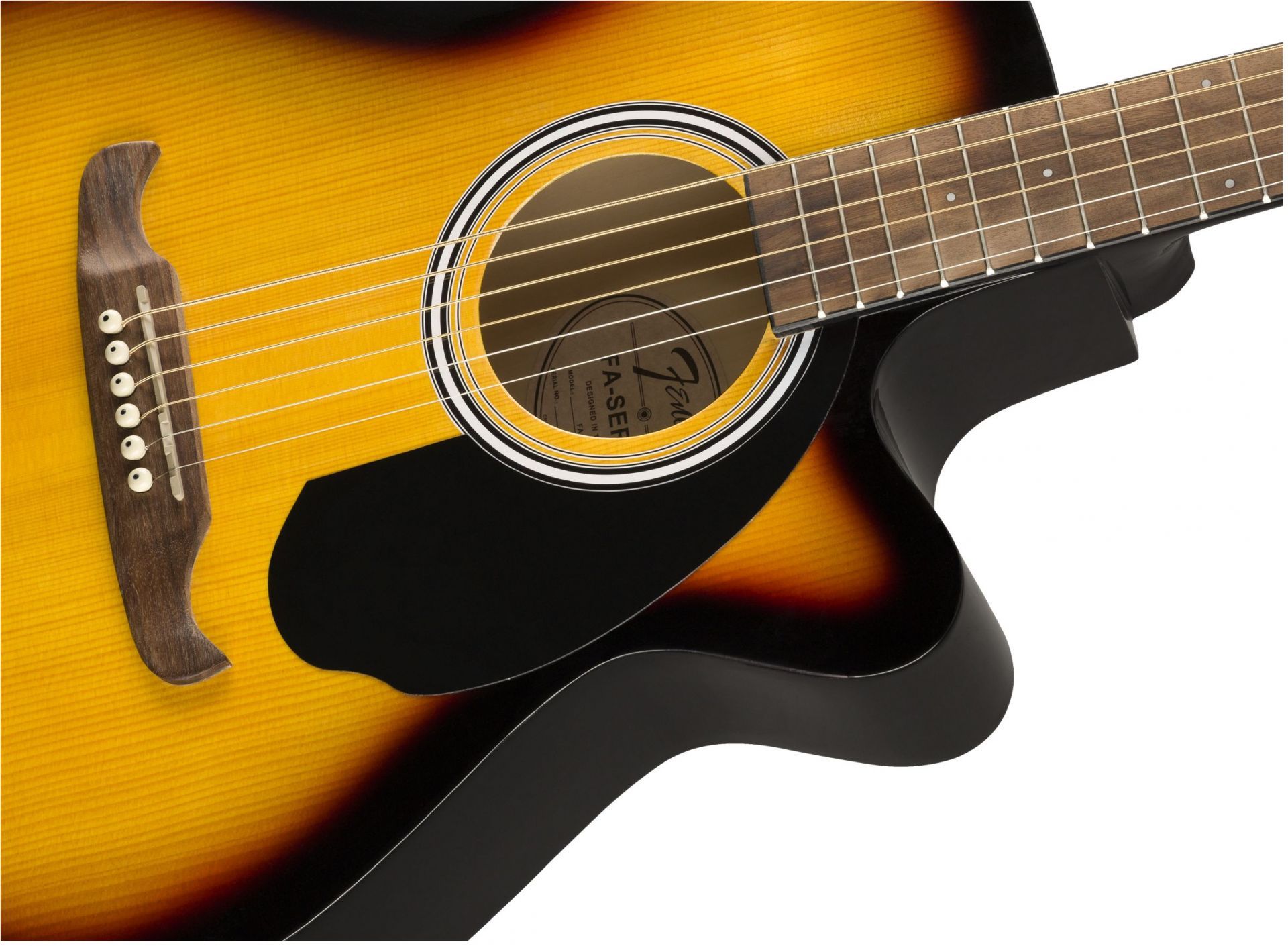 Chitara Electroacustica Fender FA-135CE Concert Sunburst