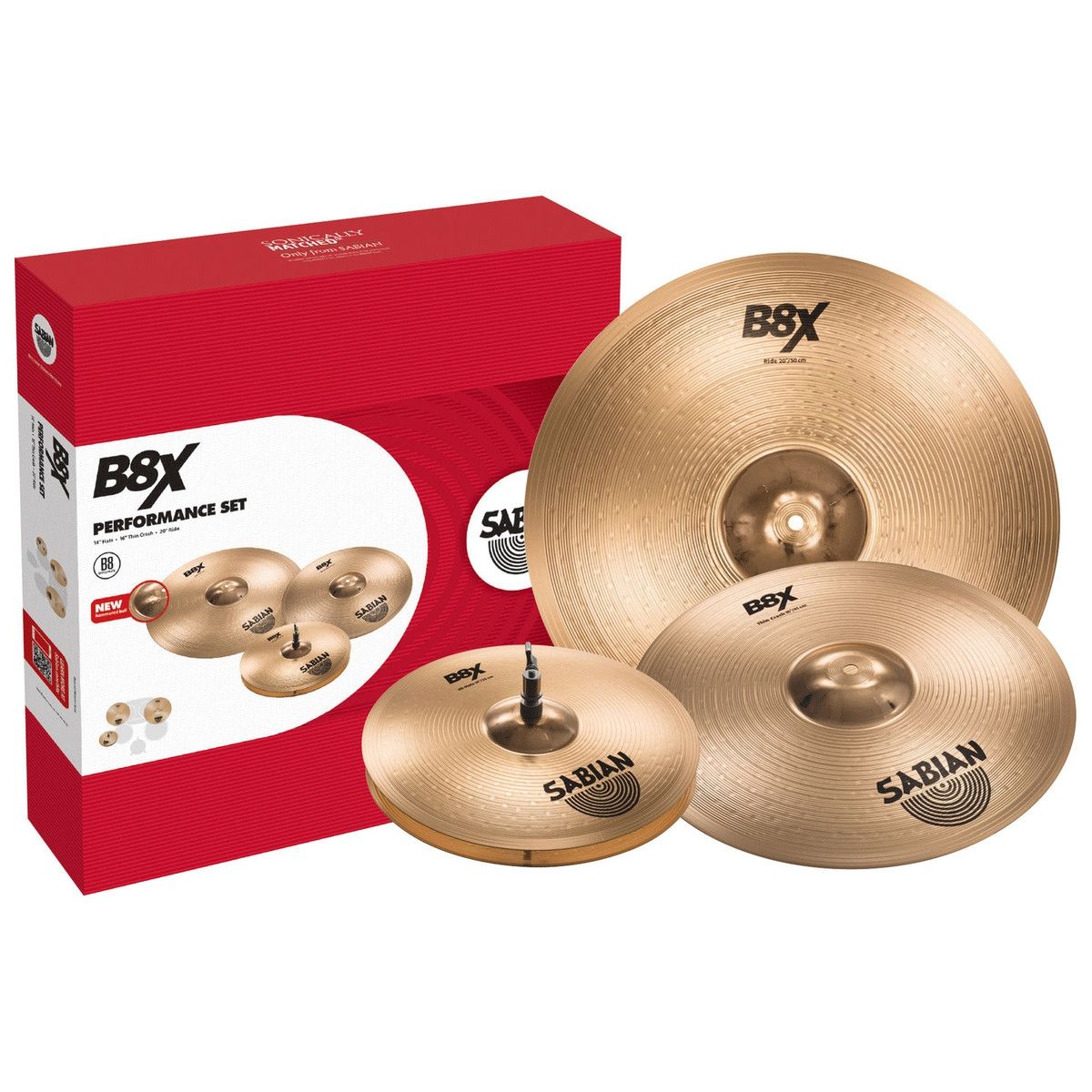 Sabian B8X Performance Set EU Cinel