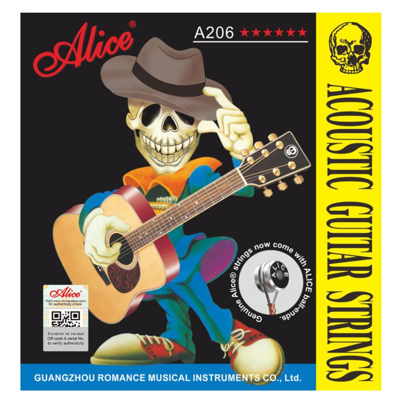 Alice A206-L Light Corzi Chitara Acustica