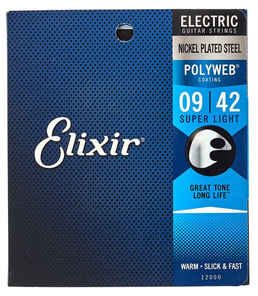 Elixir Polyweb Super Light 09 42 Corzi Chitara Electrica