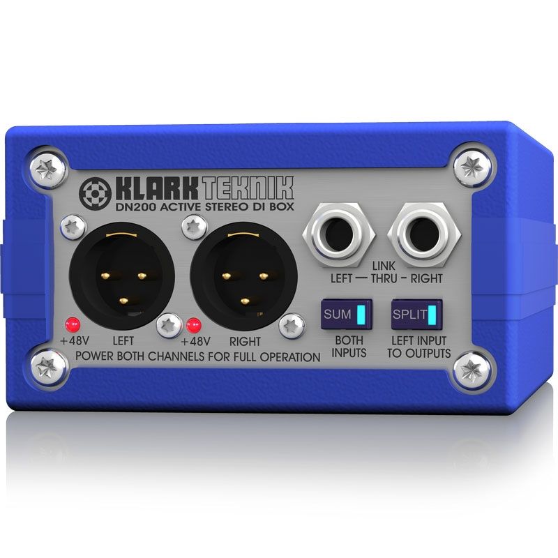 Klark Teknik DN200 DI Box Sound Studio magazin de muzica