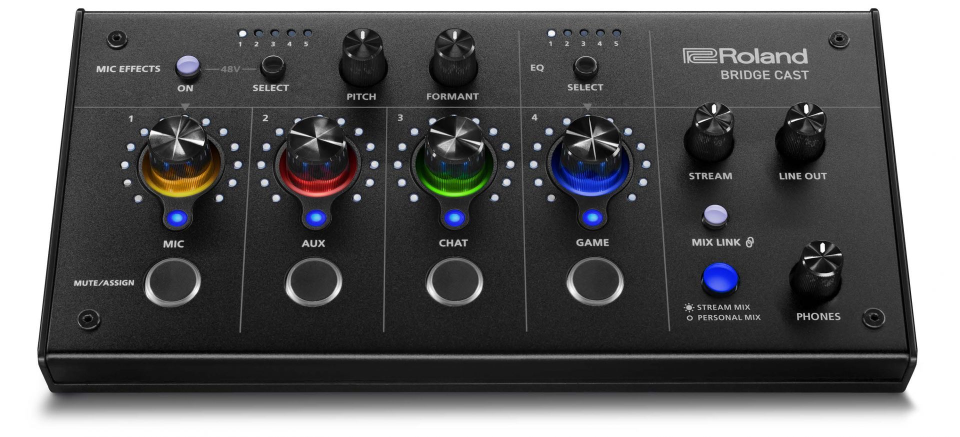 Roland BRIDGE CAST Dual Bust Gaming Mixer