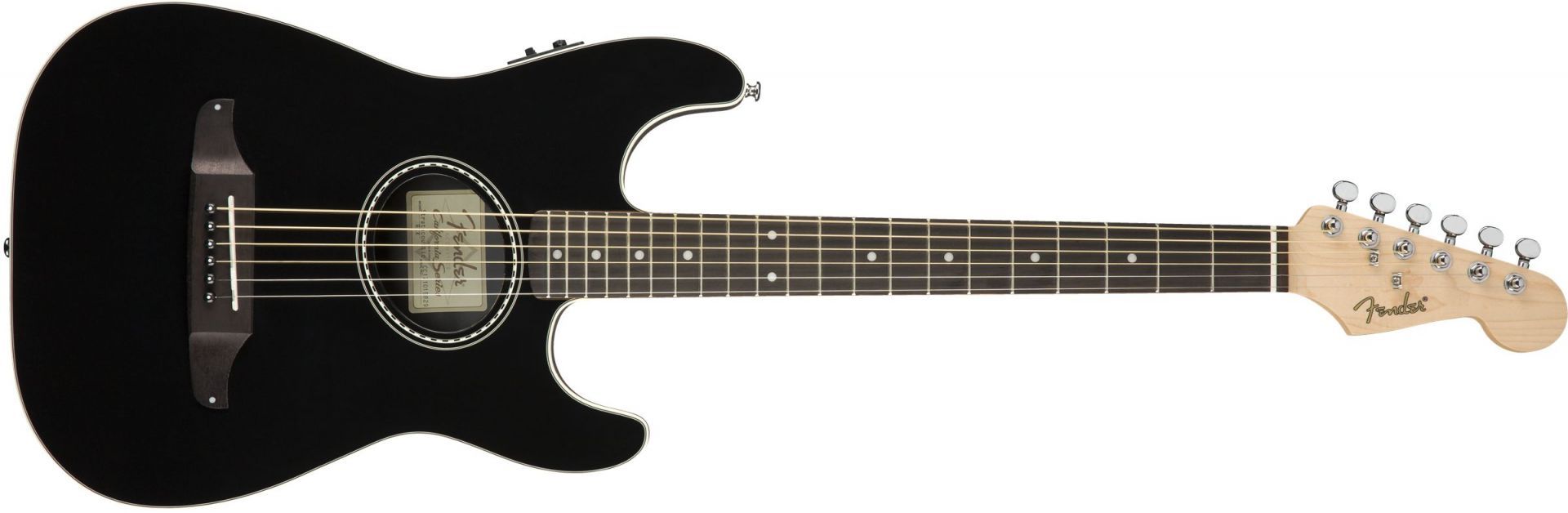 Fender Stratacoustic Walnut Fingerboard Black