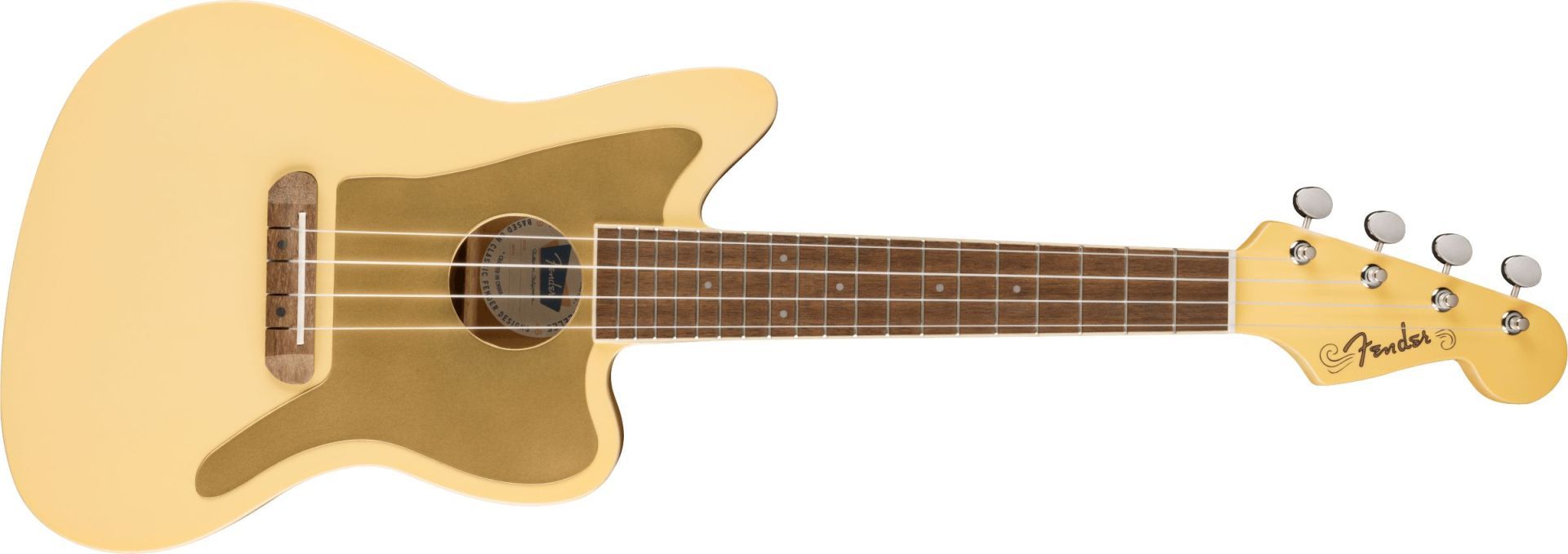 Fender FSR Fullerton Jazzmaster Uke Vintage White Ukulele