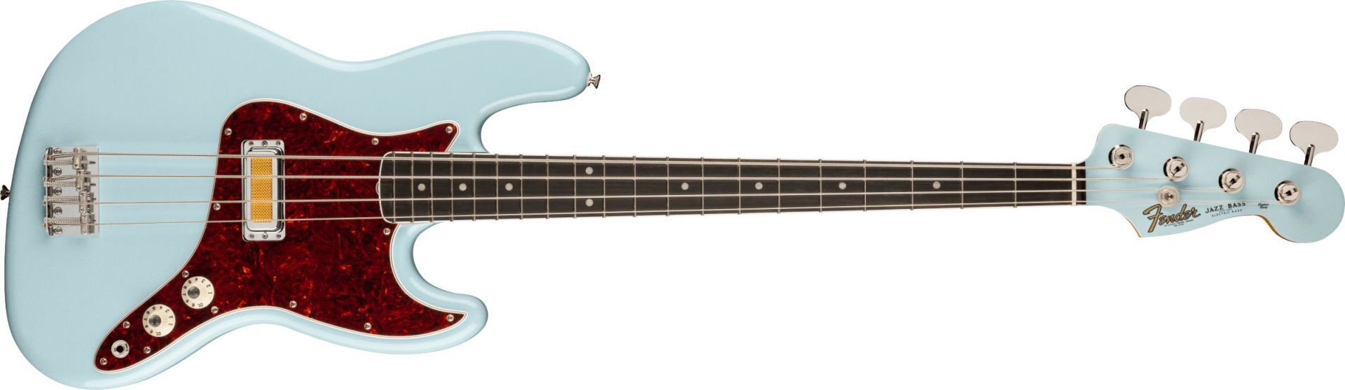 Fender Gold Foil Jazz Bass Sonic Blue Chitara Bas