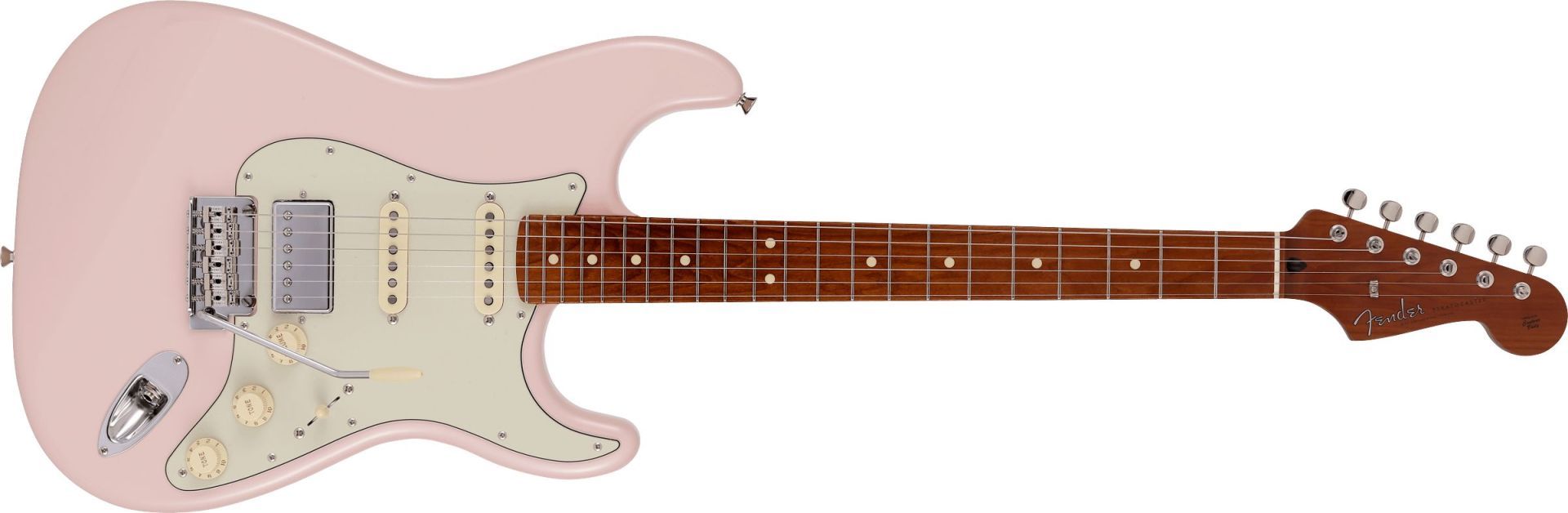 Chitara Electrica Fender Japan Hybrid II Strato Shell Pink