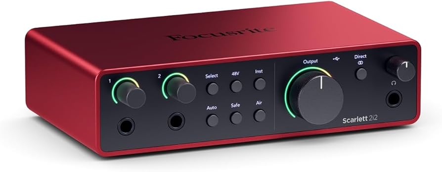 Focusrite Scarlett 2i2 4th Gen Interfata Audio