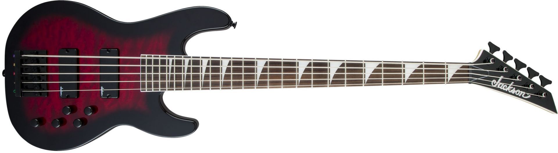 Jackson JS Series Concert Bass JS3VQ Red Burst