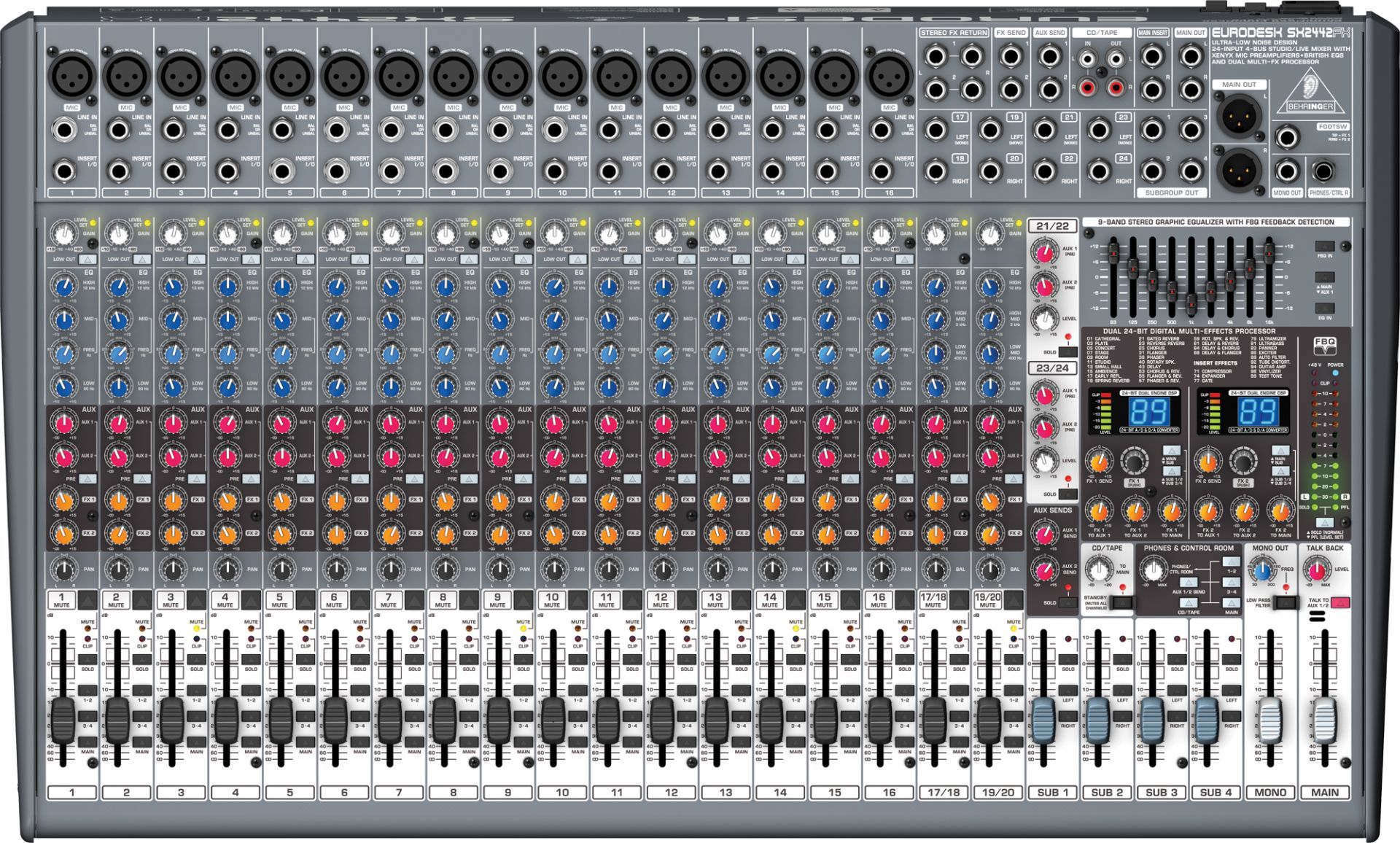 Behringer SX 2442 fx Mixer Analog