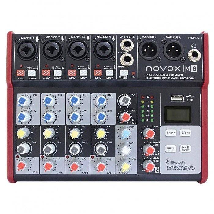 Novox M6 MKII BT Mixer Analog Sound Studio magazin de muzica