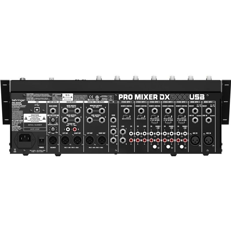 Mixer DJ Behringer DX 2000 USB - Sound Studio