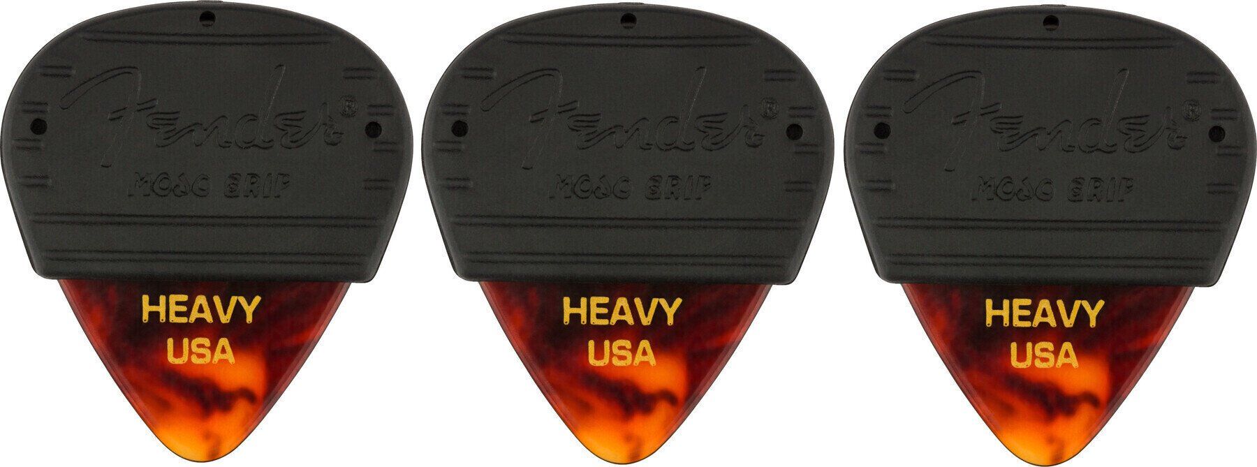 Fender Mojo Grips Celluloid Picks 3 Pack Pana Chitara