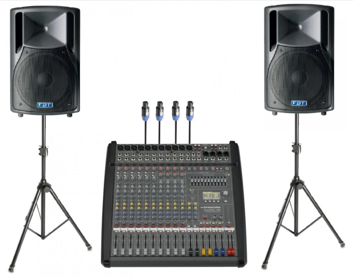 FBT Himaxx 60 + Dynacord Powermate 3-1000 Set Boxa