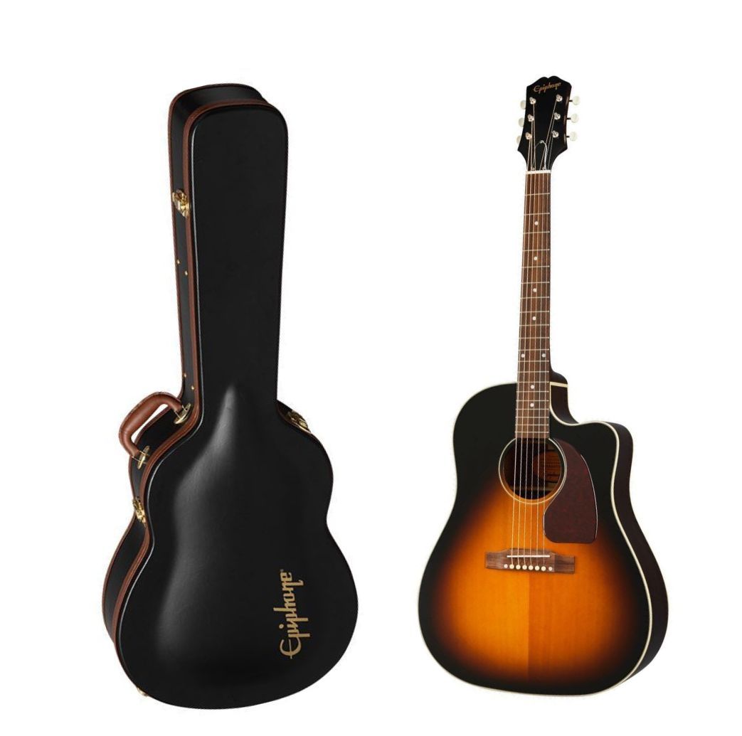 Epiphone Masterbilt J-45 EC Aged Vintage Sunburst Case 940 SET