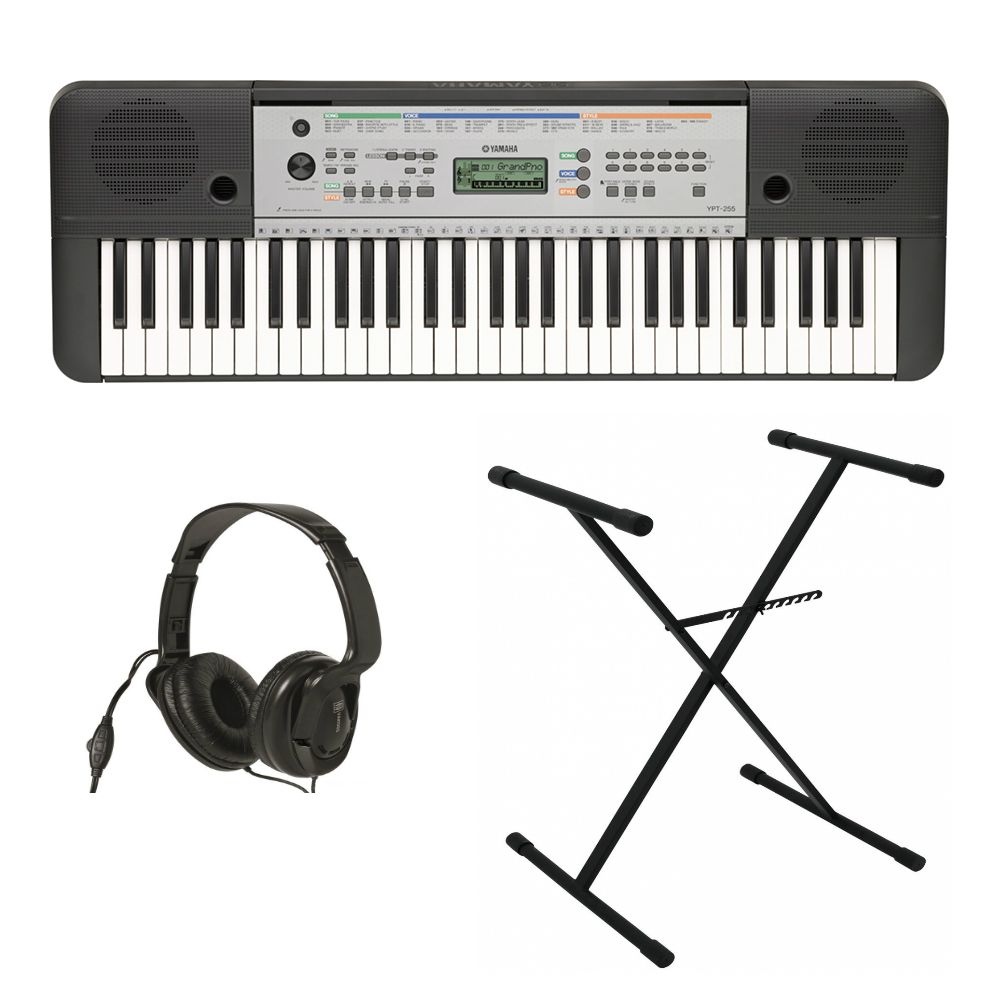 Set Keyboard Yamaha YPT 255 5 Piane si Clape | Sound Studio