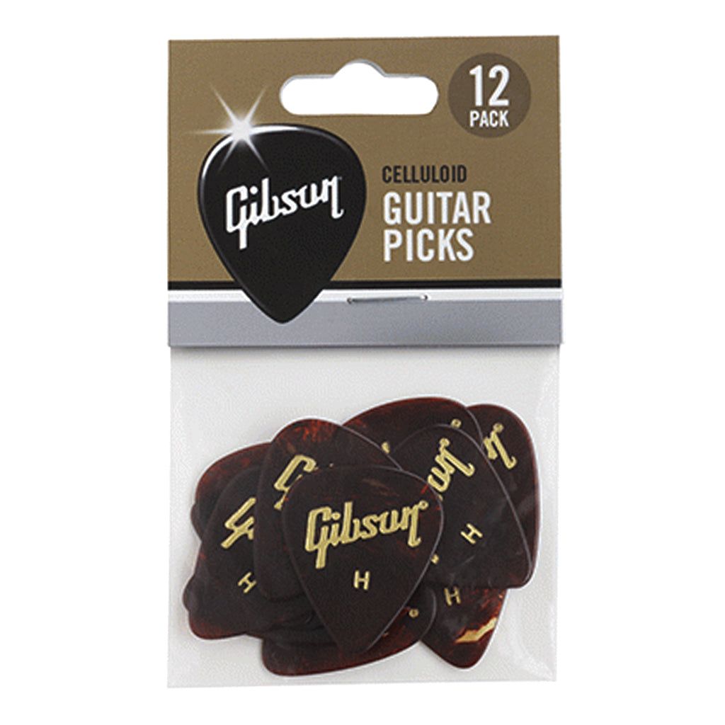 Gibson Tortoise Picks Heavy 12 Pack Set Pene