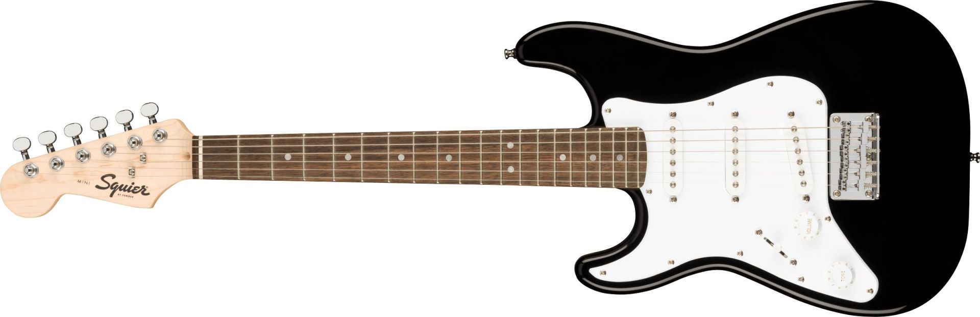 Squier Mini Stratocaster Left-Handed Black Chitara Electrica