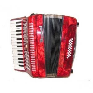 Acordeon Parrot 24 Basi Rosu Acordeoane